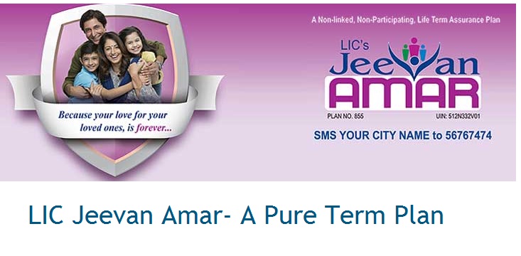 LIC Jeevan Amar (855) Premium Calculator | Calculate Learn and Plan For You